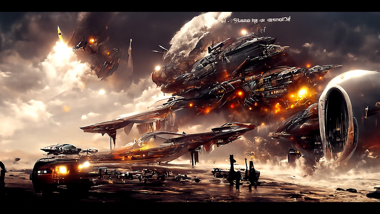 Conflict, a Science-Fiction fast slideshow of 78 battle scenes made ...