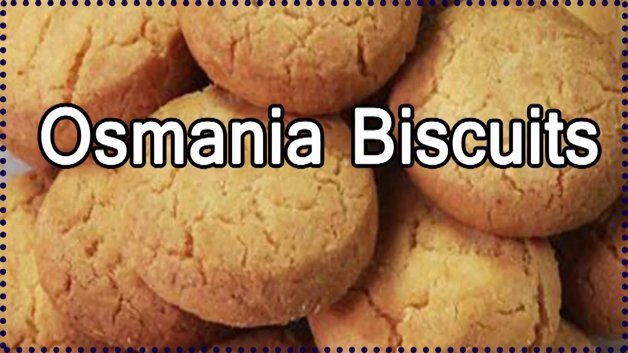 Osmania biscuits, Osmania biscuit recipe - YouTube