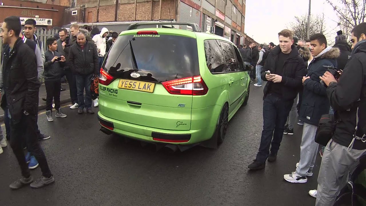 Fire Car Ford RS Spitting Flames Flamethrower - YouTube