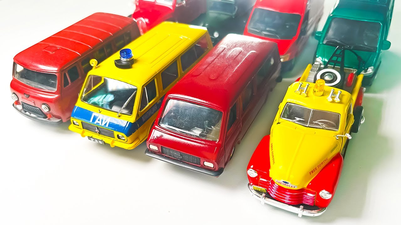 Toy cars models 👀 Detailed vans and commercial transport models. - YouTube