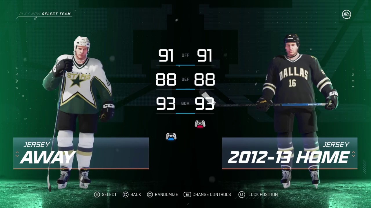 NHL 20 - Dallas Stars Alumni Uniforms - All Franchise History Uniforms ...