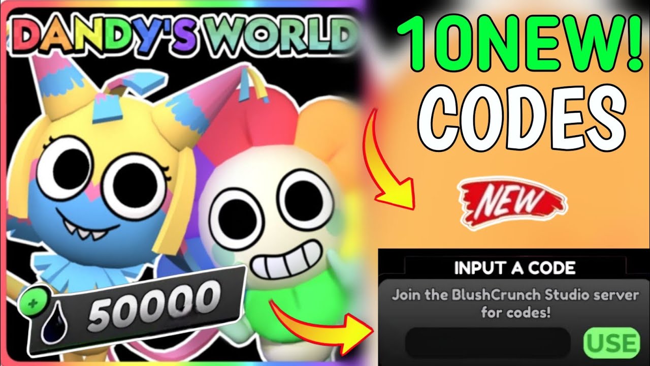 🔥 EXCLUSIVE 🔥 DANDY'S WORLD CODES 2025 _ DANDY'S WORLD ROBLOX CODES ...