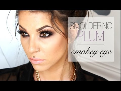 SMOLDERING PLUM SMOKEY EYE | heidicupcake - YouTube