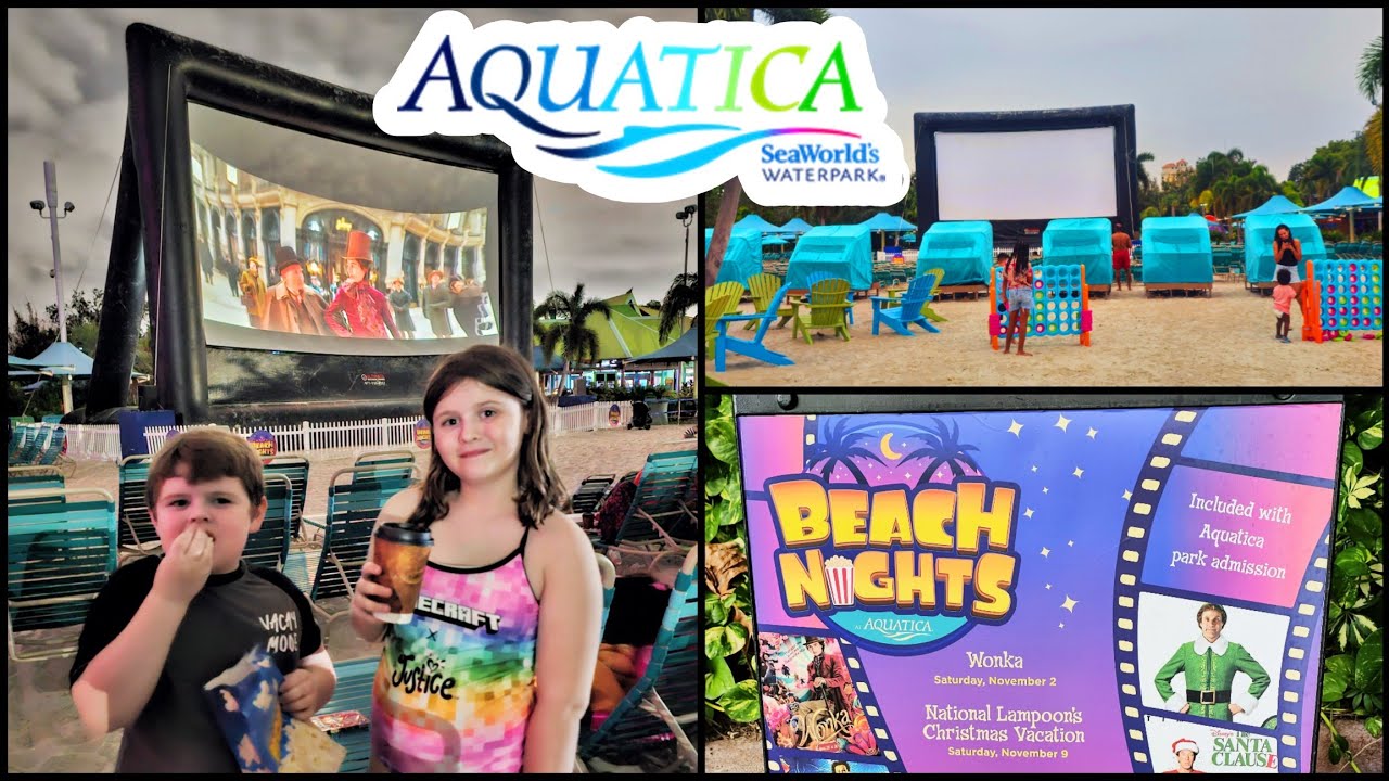 Beach Nights at Aquatica Orlando | Free Movie at Waterpark with ...