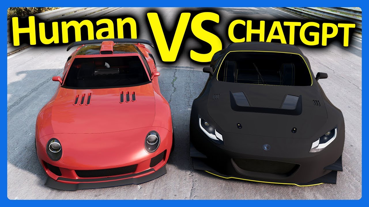 HUMAN vs AI - Who Can Build The Faster Race Car in BeamNG?!? - YouTube