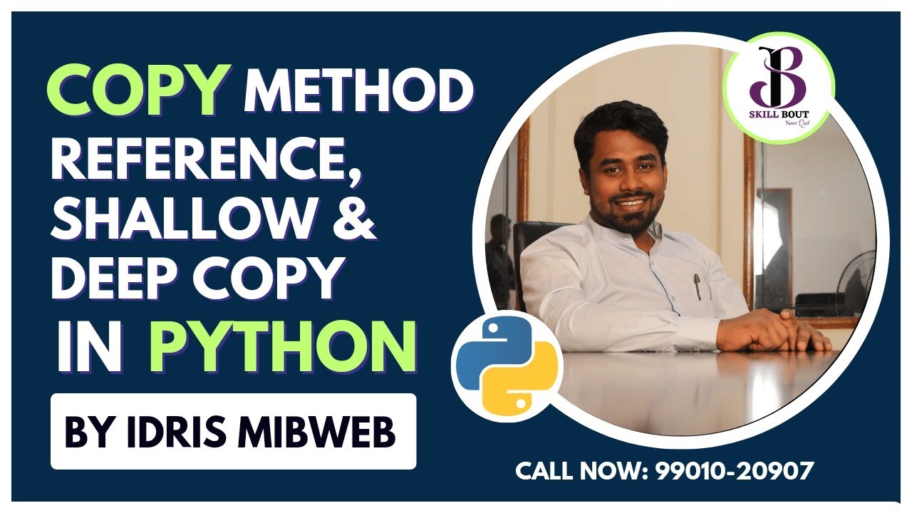 copy in python by idris mibweb | Reference copy, Shallow copy and Deep ...