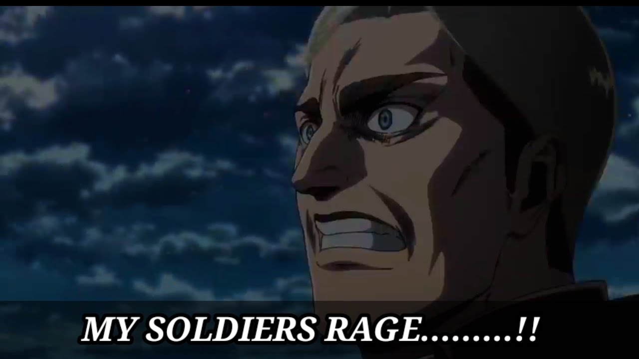 Erwin Smith's final words — My soldiers Rage - YouTube