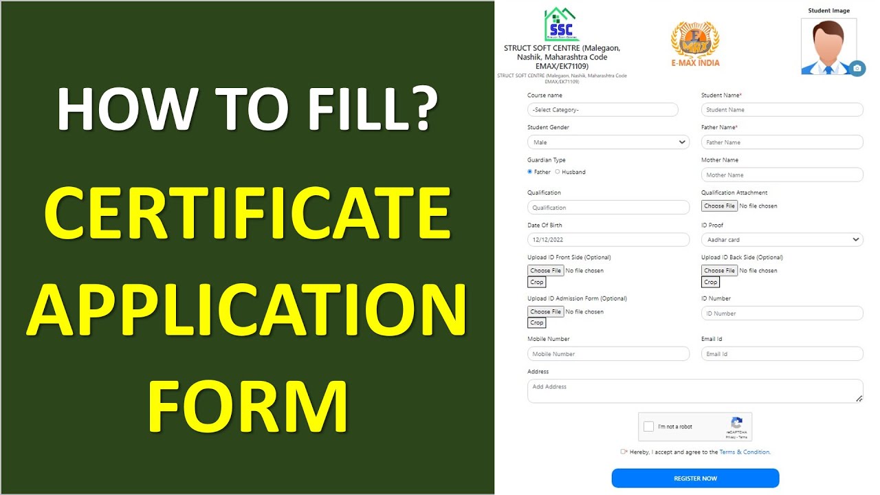 How to Fill Certification Form? | Struct Soft Centre - YouTube