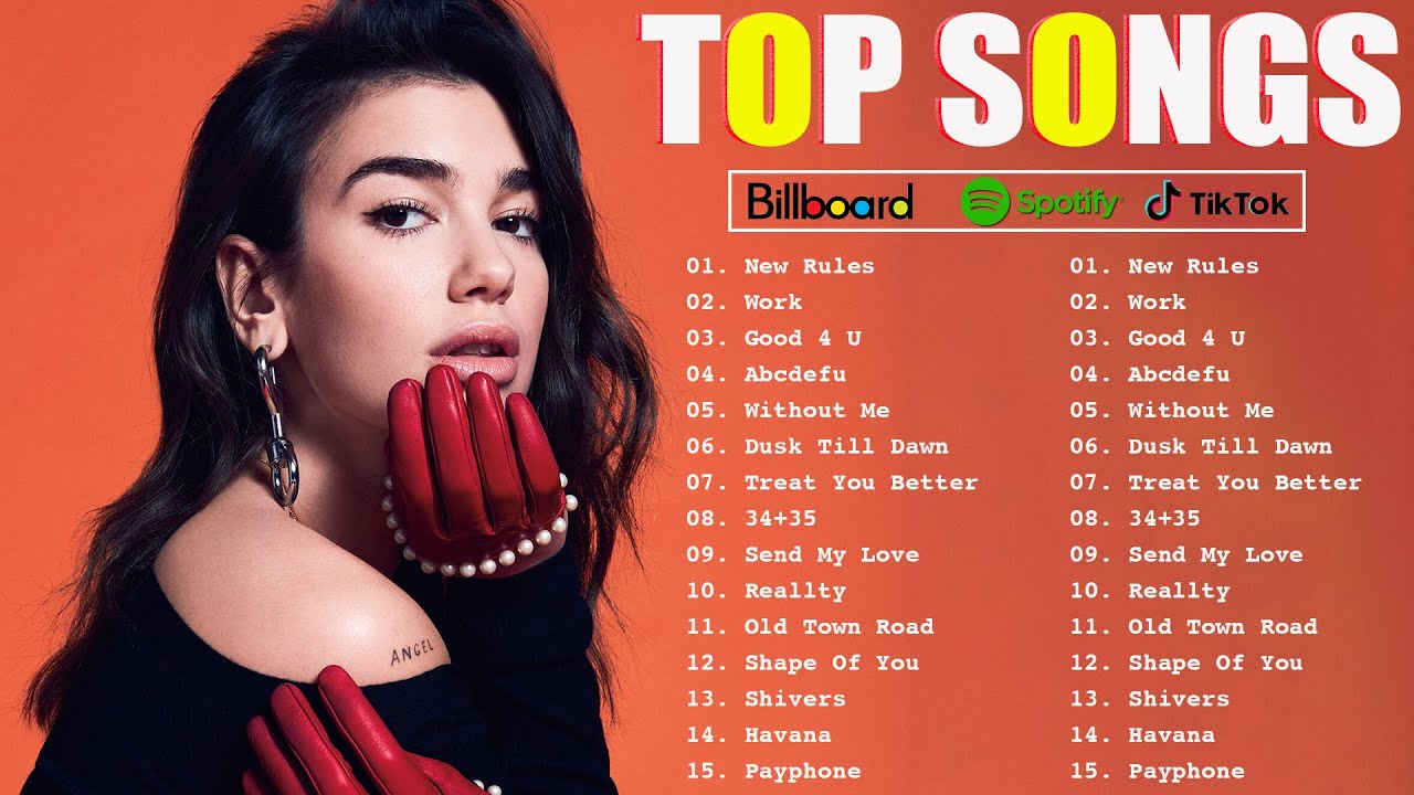 Dua Lipa, Adele, Miley Cyrus, Ed Sheeran, Justin Bieber, Ava Max ...