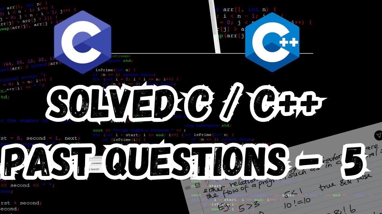 C++ Past Questions and Answers 5 - Compilers, Inline Functions # ...