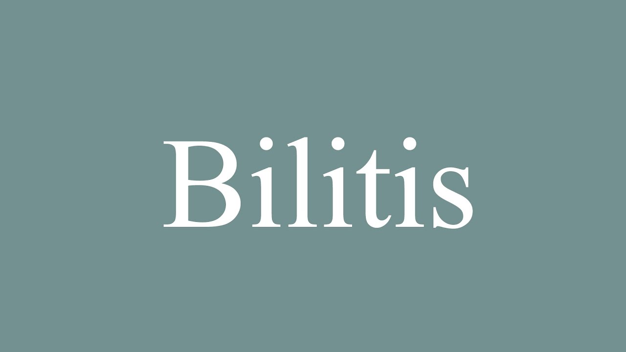 How to Pronounce ''Bilitis'' Correctly in French - YouTube