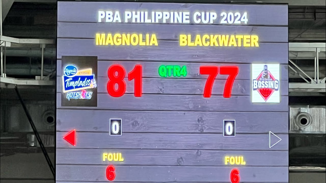 Magnolia Hotshots vs Blackwater Bossing Full game highlights - YouTube