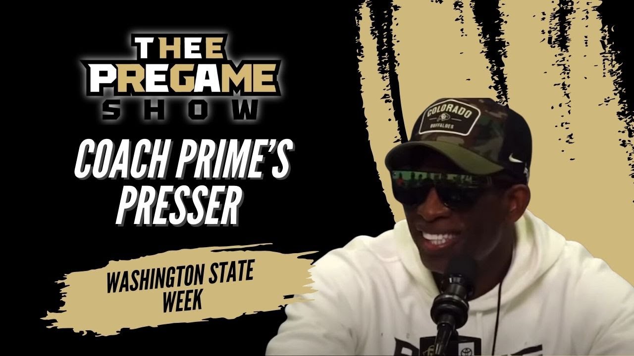 Coach Prime Talks Texas A&M - Weekly Presser Washington State Week ...