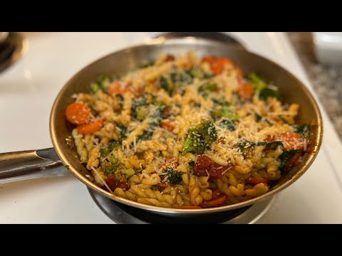 Vegetable Pasta  Recipe  🥦🥕/ Veggie Rotini Pasta / Healthy and Easy Veg Pasta