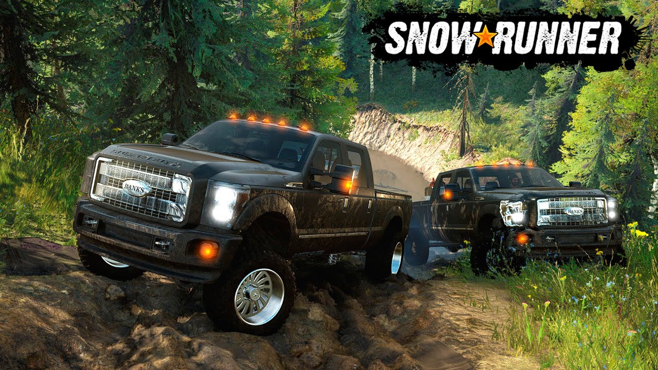 ¡CON LODO HASTA EL TECHO! | IMPRESIONANTES FORD BANKS 4X4 | Snow Runner ...