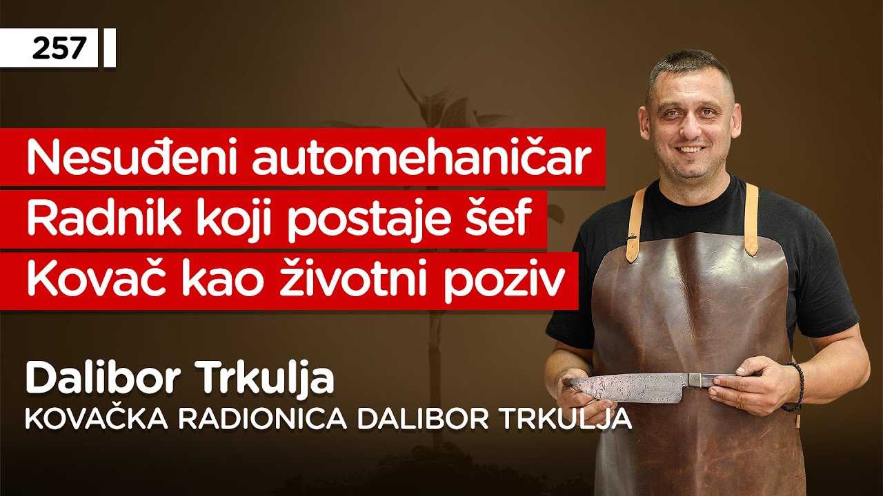 Dalibor Trkulja, kovačka radionica Dalibor Trkulja - Pojačalo podcast EP 257 - YouTube