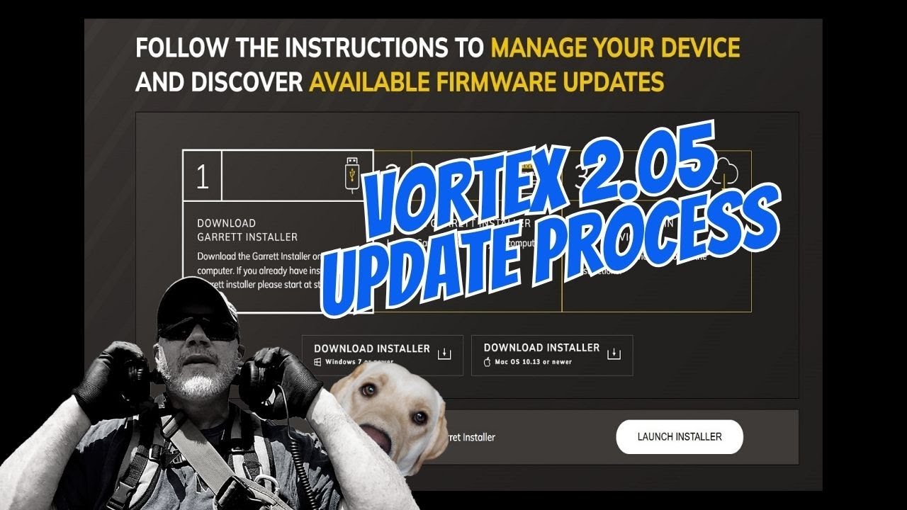 Garrett Vortex VX9 Update Process - Worked Great No Issues! - YouTube
