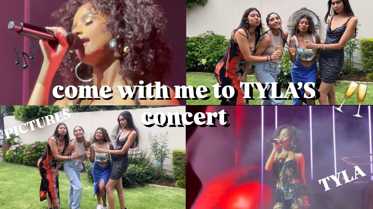 TYLA live in time square Pretoria!! | come with me to my first concert ...