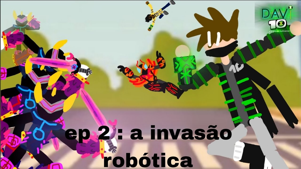 Davi 10 ep2 : a invasão robótica @ngb 10 ngb10cretions - YouTube