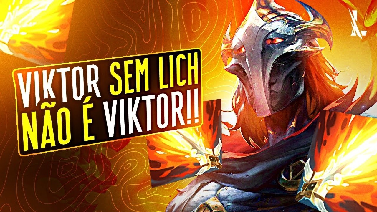 VIKTOR GAMEPLAY | ESSA É A MELHOR BUILD PRO VIKTOR!! É MUITO BURST ...