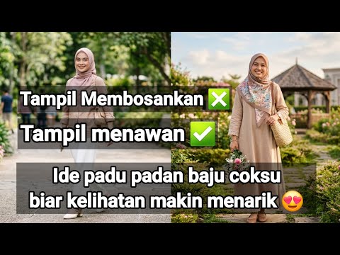 9 WARNA JILBAB YANG PALING COCOK DENGAN GAMIS/BAJU COKSU ( PLUS WARNA CELANANYA )