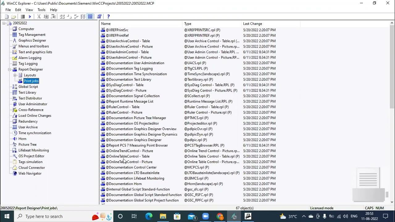 Lecture#10 : REPORT DESIGNER IN WINCC V7.5 - YouTube
