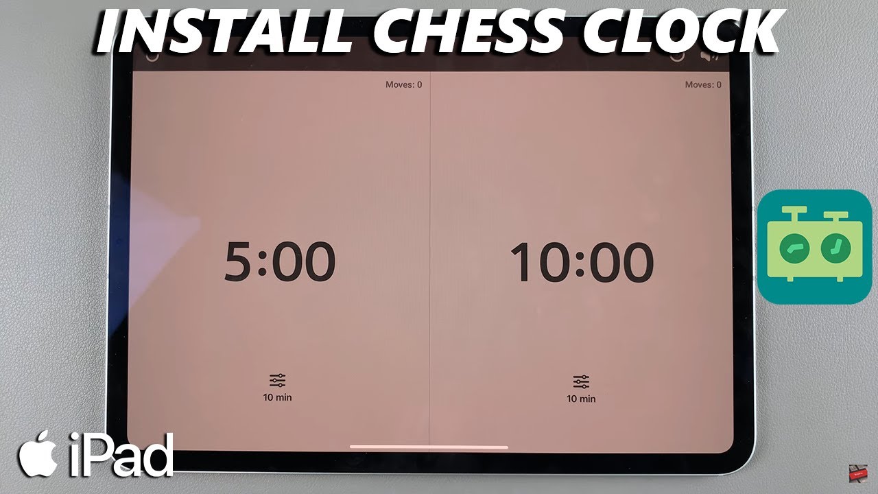 How To Install Chess Clock Timer On iPad - YouTube