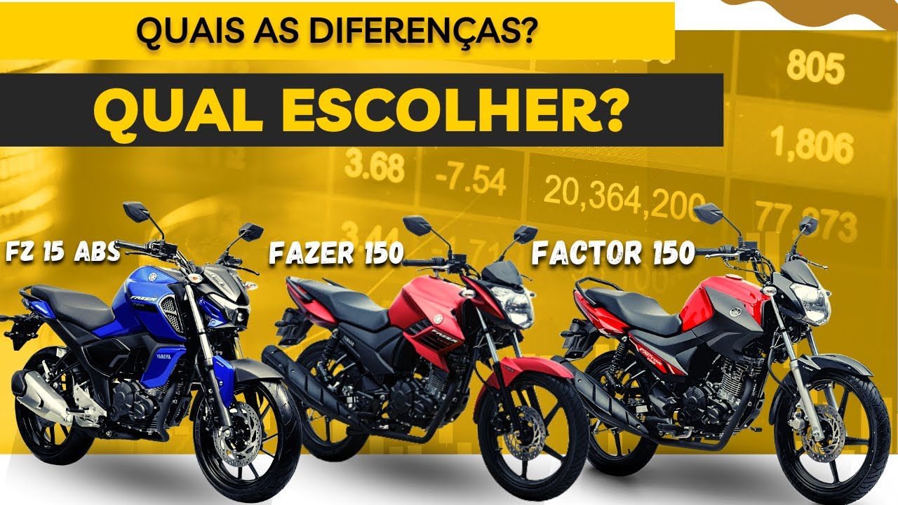 FZ15, FAZER 150 OU FACTOR 150 QUAL COMPRAR? DIFERENÇAS,PREÇOS ...