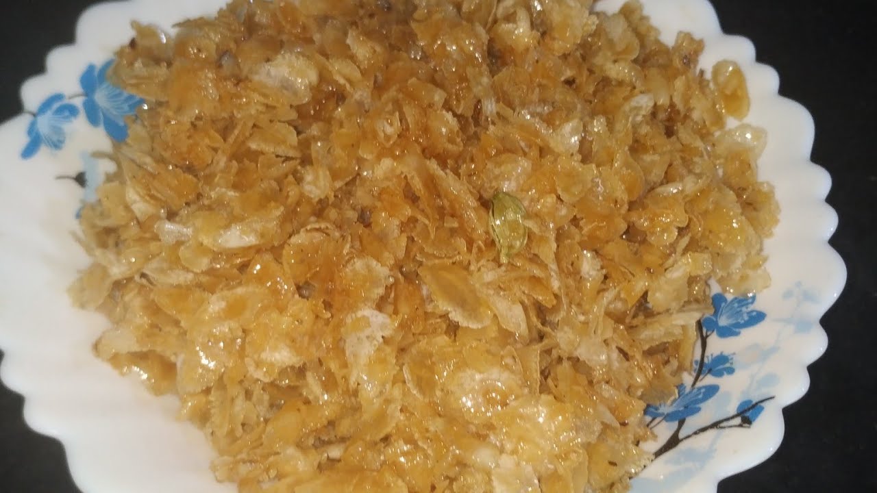 వినాయకుడి ప్రసాదం బెల్లం అటుకులు || Sweet Poha Prasadam - YouTube
