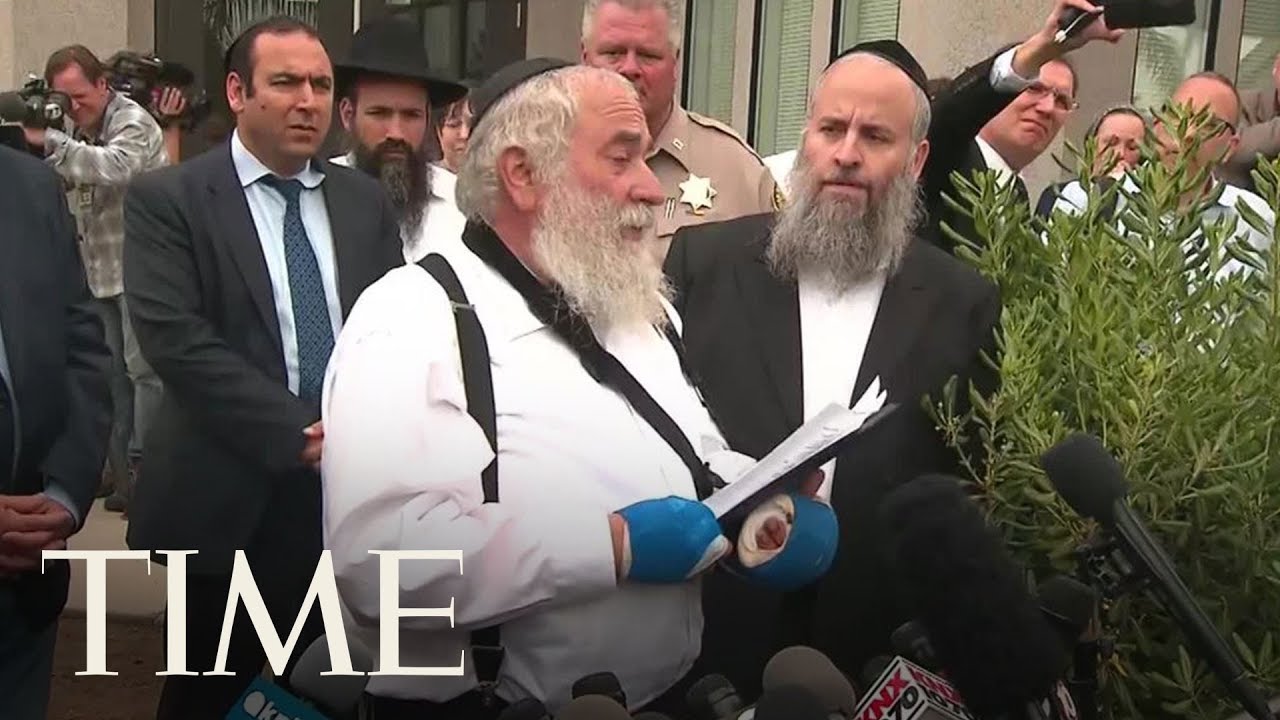 Wounded Rabbi Defiant After California Synagogue Shooting | TIME - YouTube