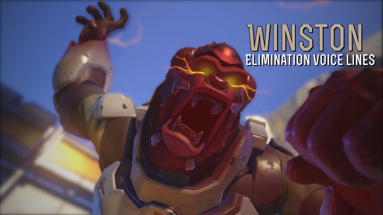 Winston’s Unique Elimination Voice Lines - YouTube