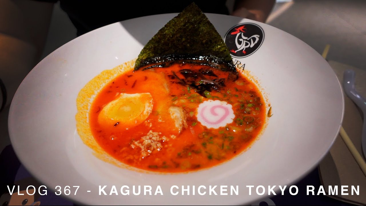 VLOG 367 - KAGURA TOKYO CHICKEN RAMEN REVIEW - YouTube