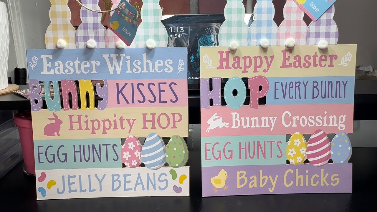 🐇 DOLLAR TREE EASTER HAUL BUNNIES, RIBBONS, GARLAND, GNOMES ~ MARCH ...