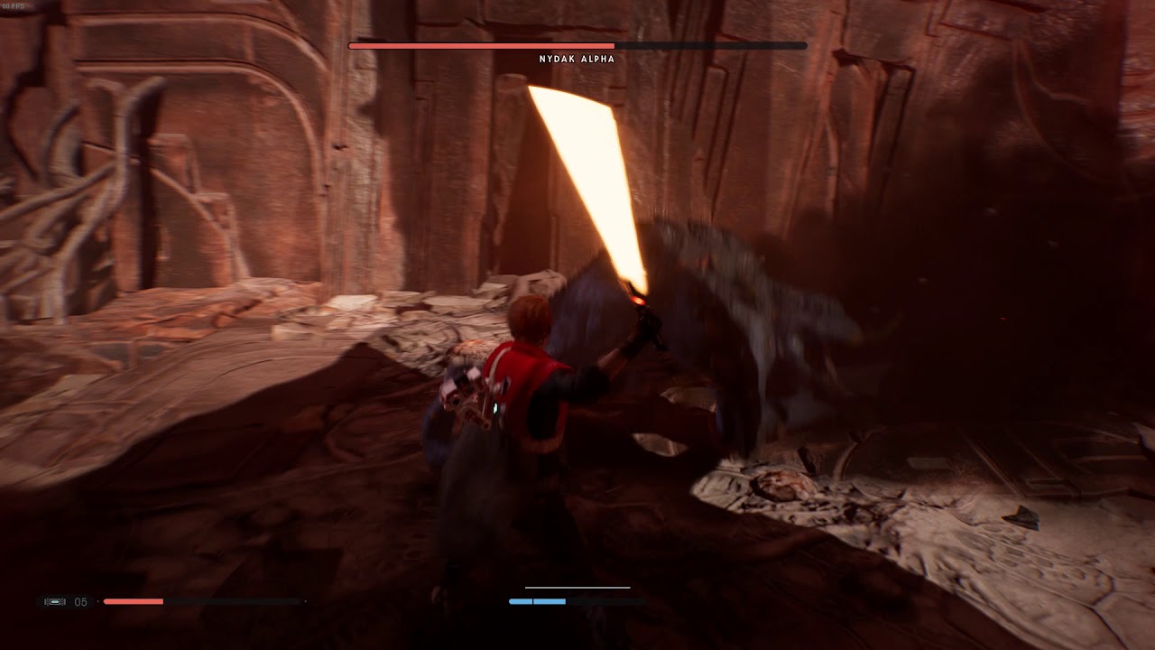 Star Wars Jedi Fallen Order Nydak Alpha Boss Fight - YouTube