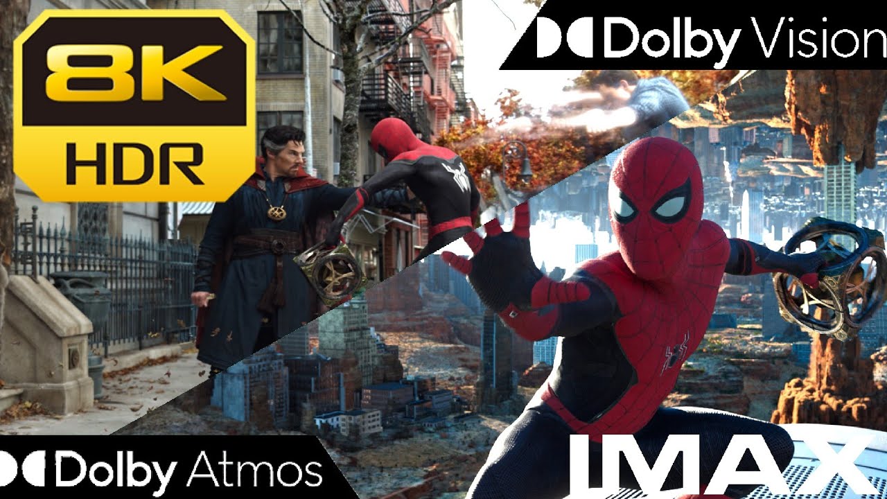 [8K HDR10+ IMAX] Mirror Dimension - Spider-Man No Way Home | Dolby ...