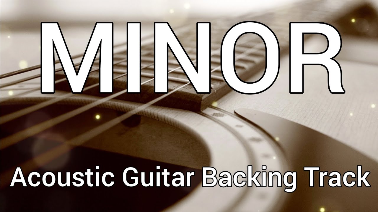Minor backing track acoustic guitar instrumental #backingtrack # ...