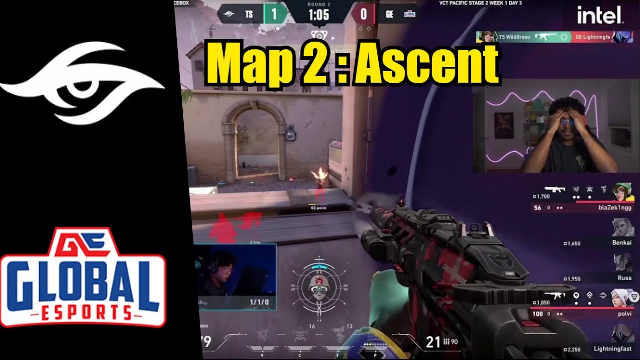 Curry reacts to TS vs GE | Map 2 | Champions Tour 2024: Pacific Stage 2 ...