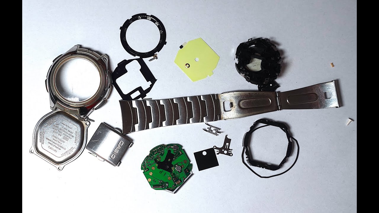 Casio Edifice watch Teardown - YouTube