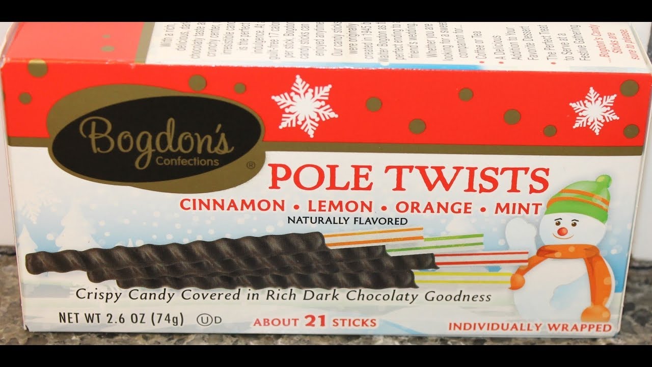 Bogdon’s Pole Twists: Dark Chocolatey Covered Cinnamon, Lemon, Orange ...