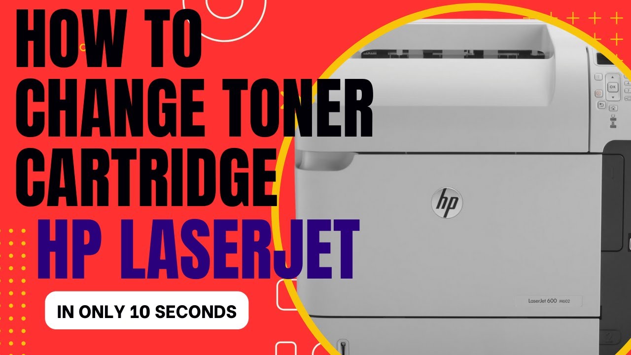 Change Toner Cartridge On HP LASERJET #toner #tonercartridges # ...