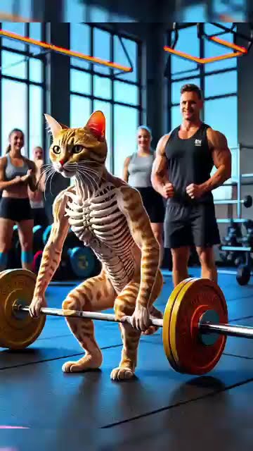 A weak cat turn into a muscular cat |CARTOONZ_CRAZZE - YouTube