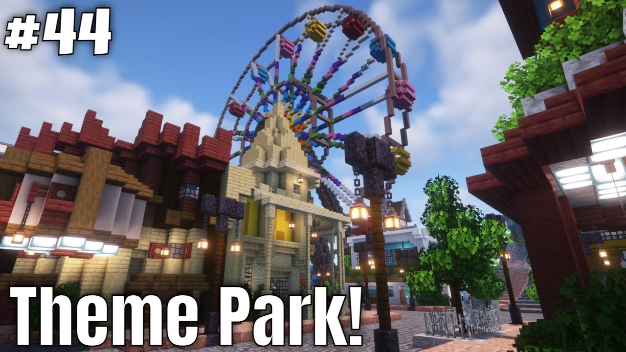 Starting a Theme Park! | Minecraft Survival [ep. 44] - YouTube