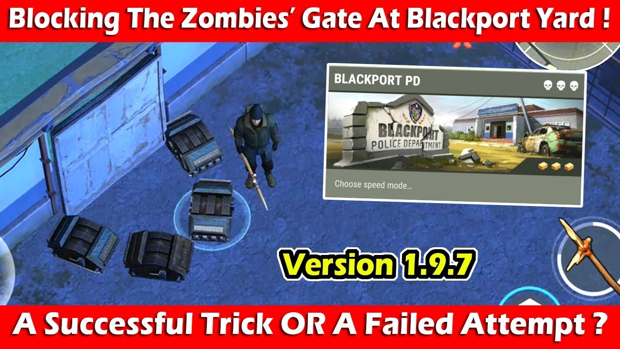 Blocking The Zombies' Gate At Blackport Yard! Last Day On Earth ...