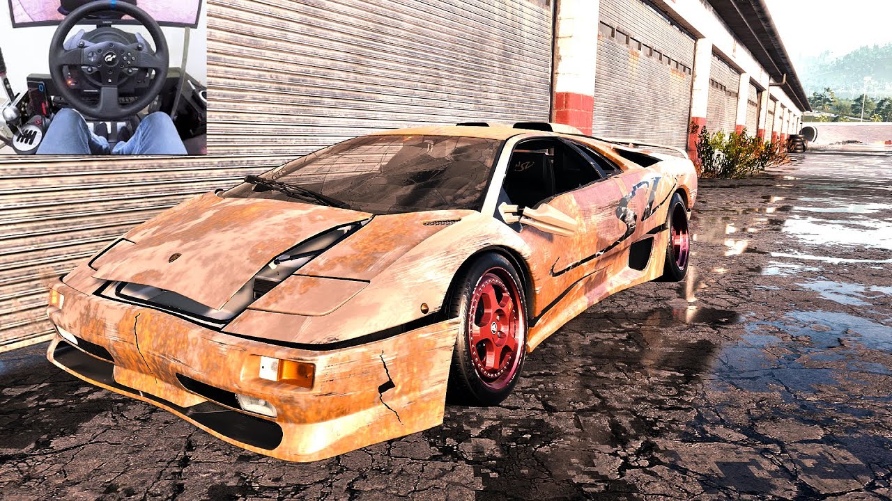 Rebuilding a Lamborghini Diablo SV 95 - NFS HEAT - LOGITECH G29 ...