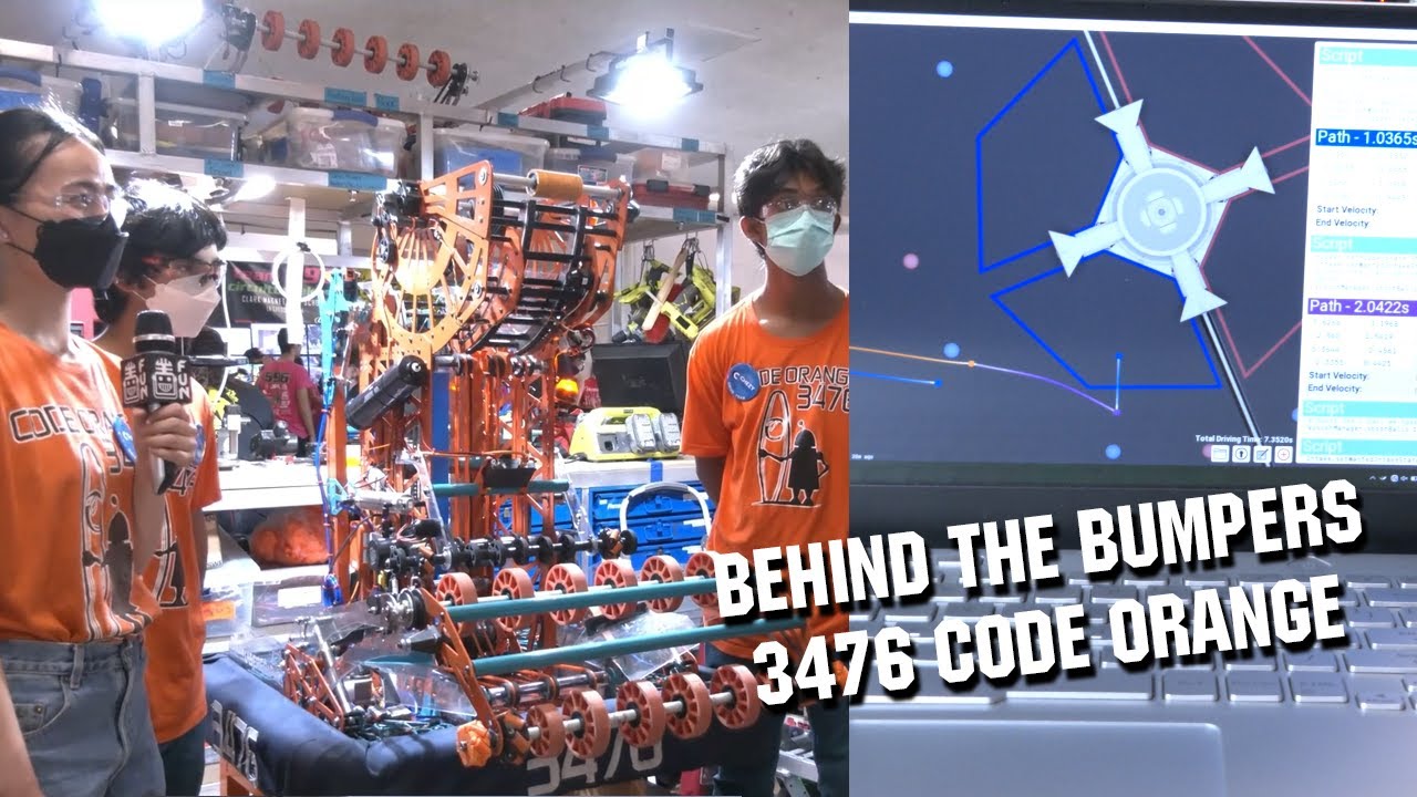 Behind the Bumpers 3476 Code Orange Rapid React Robot - YouTube