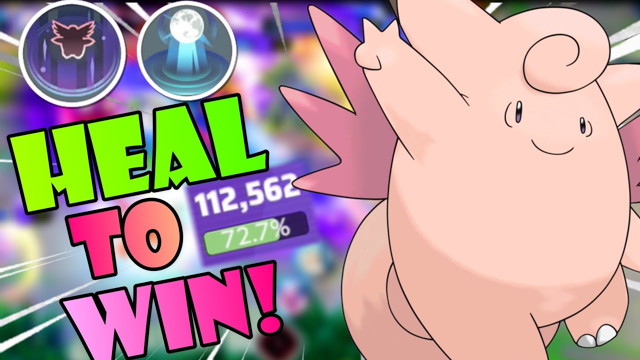 CLEFABLE with this BUILD has INSANE HEALING!! POKEMON UNITE Guide in ...