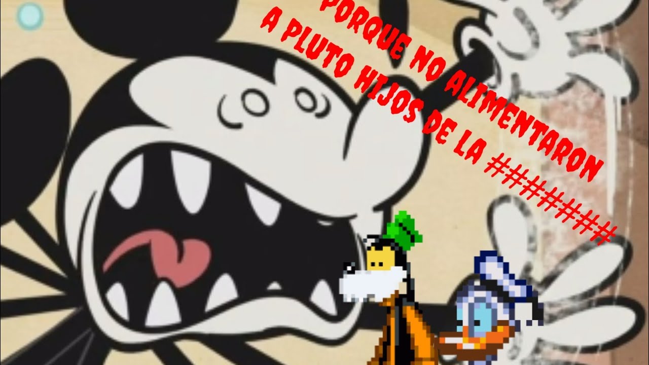 cuando Goofy y Donald no alimentan a Pluto - YouTube