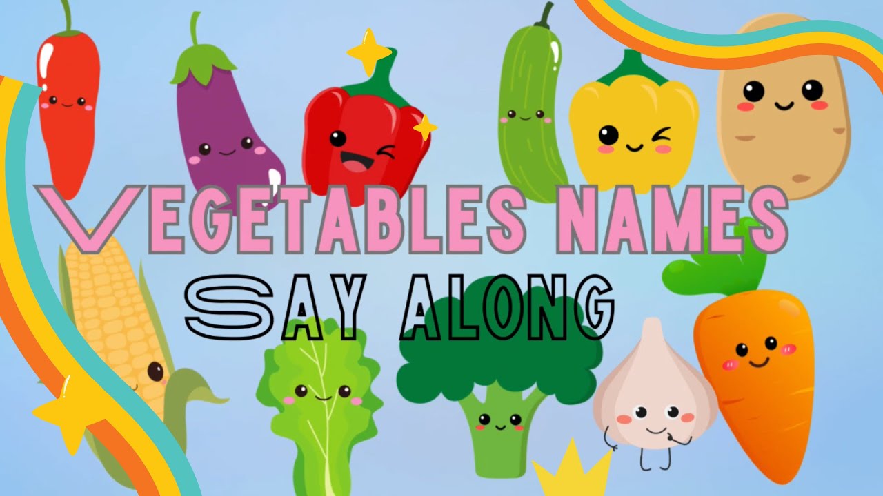 Learn Vegetable Names sing along with lyrics - YouTube