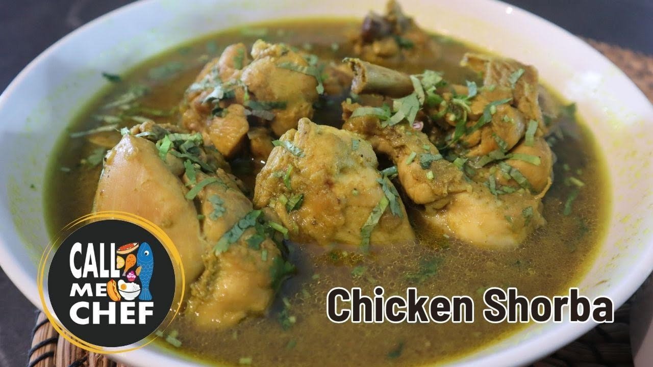 Chicken Shorba | Home Made Chicken Shorba | Chicken Soup Recipe ...