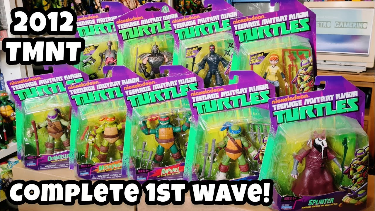 2012 TMNT FIGURES - COMPLETE FIRST WAVE! - YouTube